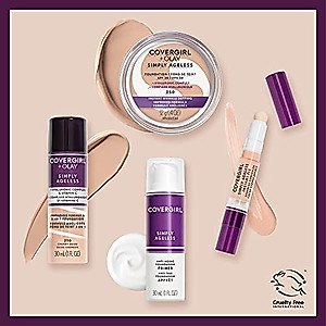 CoverGirl Face Products CoverGirl & Olay Simply Ageless Foundation, Medium Light 235, 0.40-Ounce Package