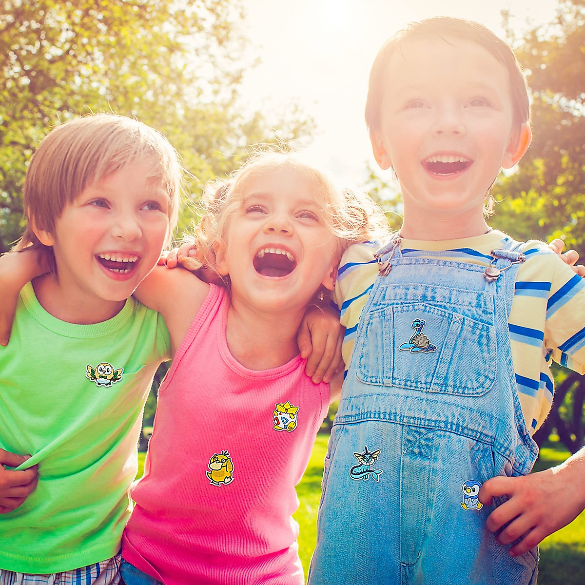 Iron on Patches 30 Pieces Anime Pocket Monster Embroidered Iron on/Sew on Decorative Applique Patch Patches for DIY Jeans, Jackets, Shirts, Bag, Caps