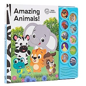 Baby Einstein - Amazing Animals 10-Button Sound Book - PI Kids (Play-A-Sound)