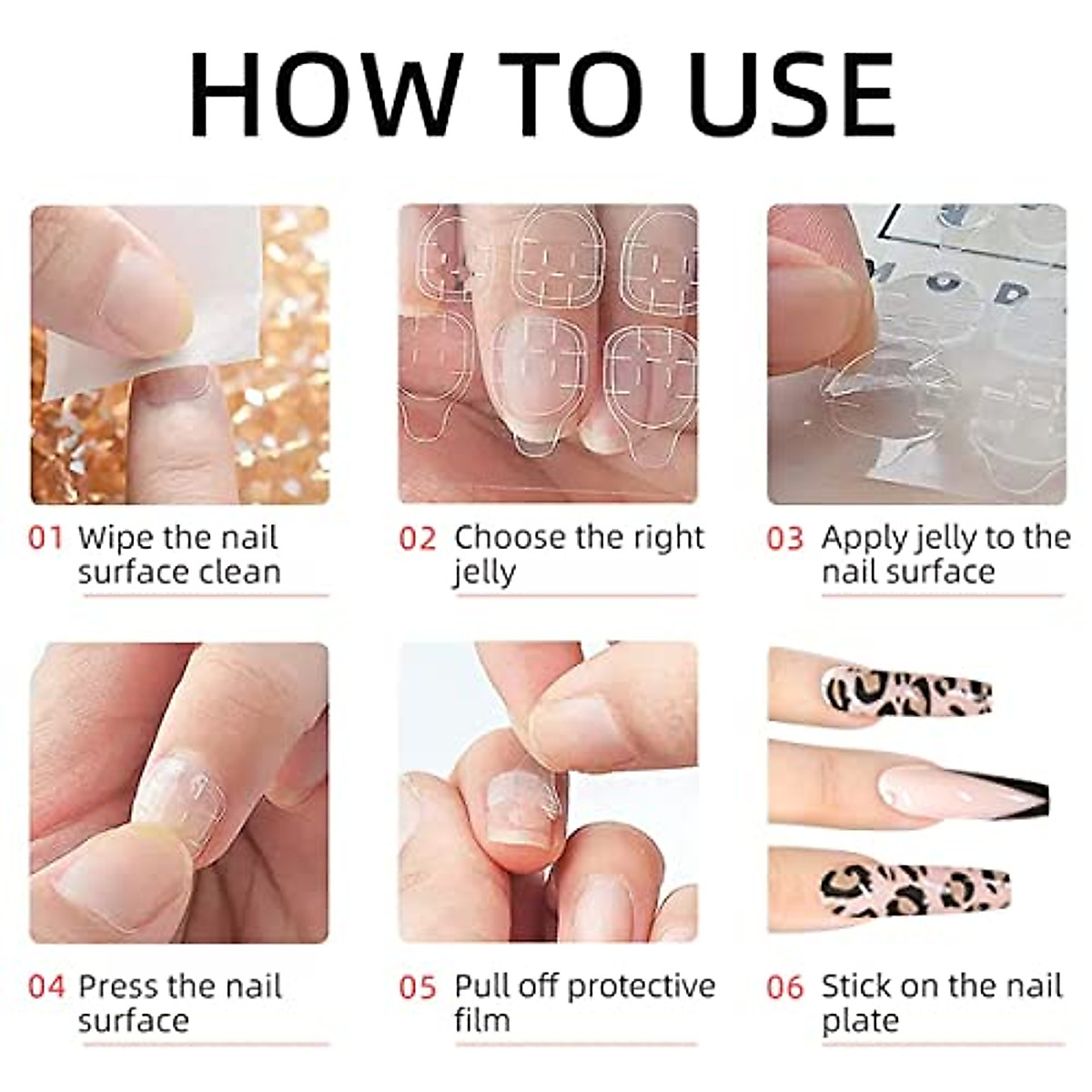 24 Pcs Press on Nails -Supremely Fit & Natural Soft Gel Press on Nails Almond, White Glue on Nails with Nail Glue, Reusable Stick on Nails in 12 Sizes（Iridescence）