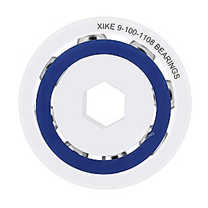 XIKE 5 Pack Wheel Ball Bearings 9-100-1108 or 91001108, Replacement for Zodiac Polaris Pressure Pool Cleaners 360 380 and 3900 Sport ATV Model.