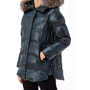 Tumi Women's Luxe Down Parka, Spruce, Large