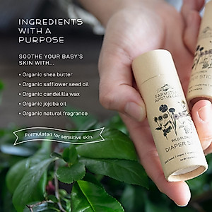 Farmstead Apothecary Baby Diaper Stick 1.5 oz