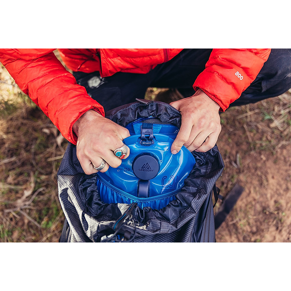 Gregory Mountain Products Focal 48, Ozone Black, Lg