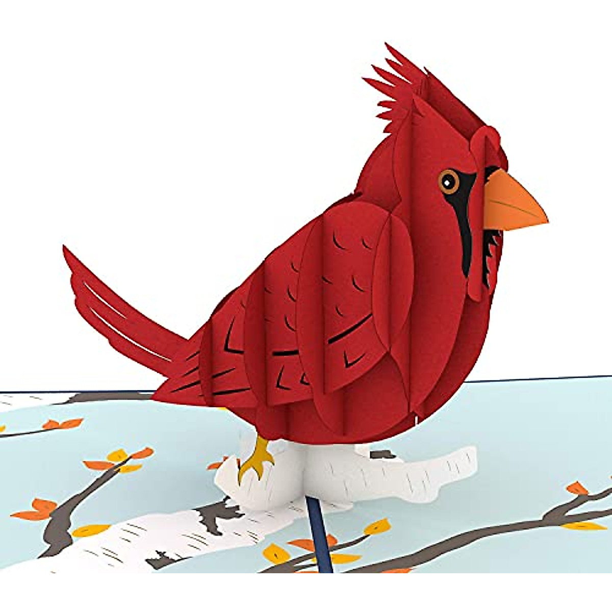 Lovepop Cardinal Pop Up Card, 5x7-3D Greeting Card, Animal Card for Every Occasion - Birthday, Sympathy, Anniversary, Thinking of You