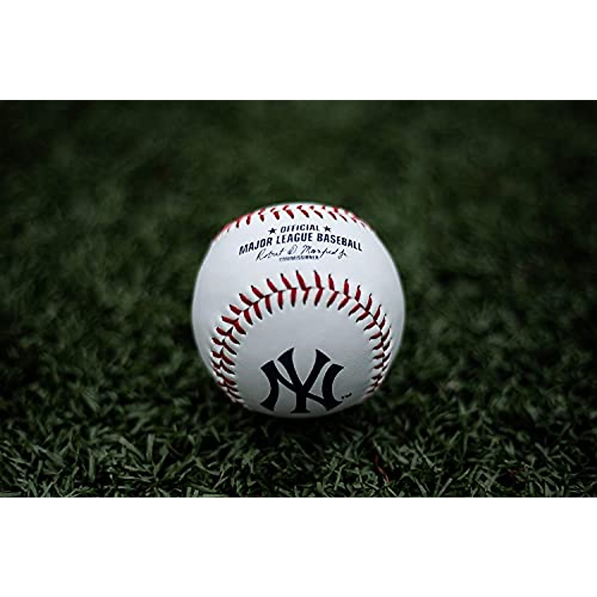 Rawlings MLB New York Yankees Team Logo Baseball, White, 1