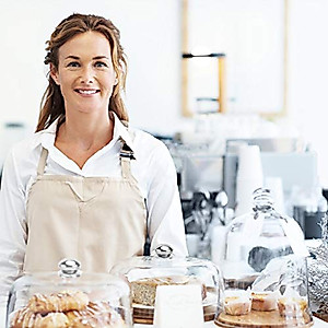 HEMOTON Cake Stand, Cake Plate with Dome, Dessert Plastic Cake Cover Snack Tray Round Display Cake Plate Serving Platter Food Cover, 26x11cm