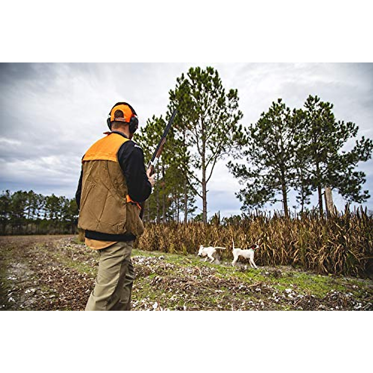 Walker's Razor Slim Passive Earmuff - Ultra Low-Profile Earcups - Black