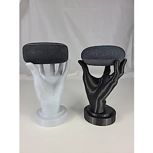 Dancyn Studios Living Hand Stand for Google Home Mini & Google Nest Mini, Echo Dot 3rd Generation Smart Home Audio Speakers, Sparkle Black, One Size