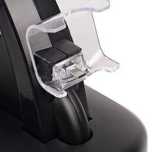 PS4 Controller Charger, Dual USB Fast Charger Charging Station Stand for Sony PlayStation 4/PS4/PS4 Pro/PS4 Slim Controller