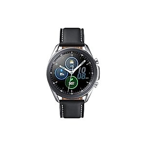 Samsung Galaxy Watch3 R840 Smartwatch (45mm Stainless Steel) International Version - Mystic Silver