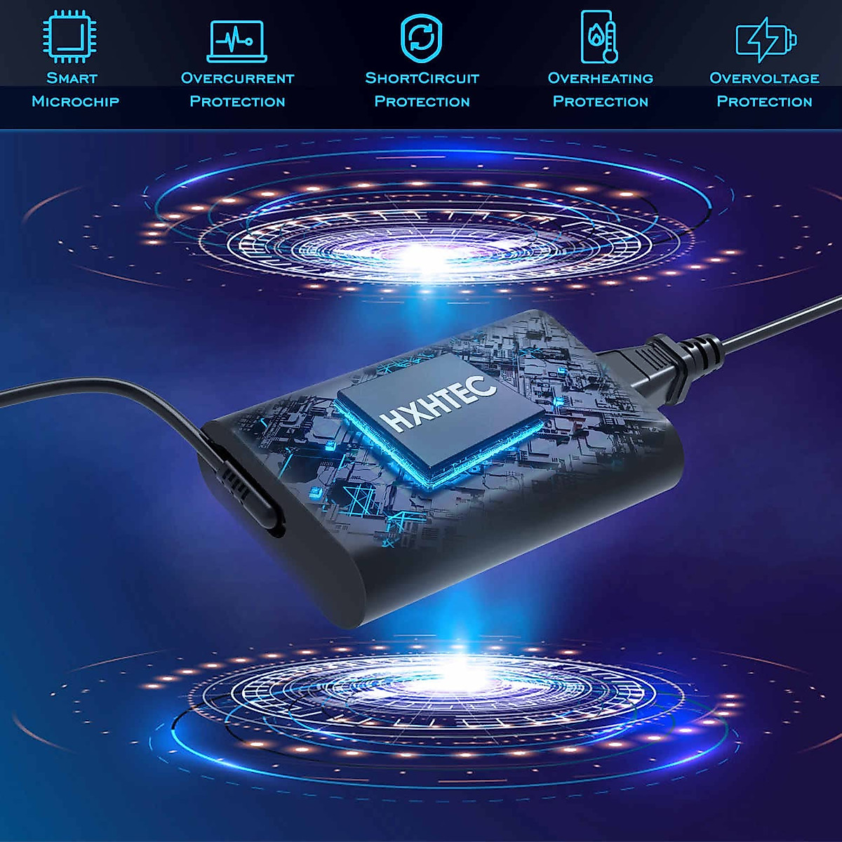 Slim 65W AC Adapter Charger Compatible with Dell Latitude 7480 7490 7290 7404 7204 6520 5590 5580 5530 5490 5290 E6430 E6440 E6500 E6510 E6520 E6530 E6540 E7240 E7250 E7440 E7450 Power Supply Cord