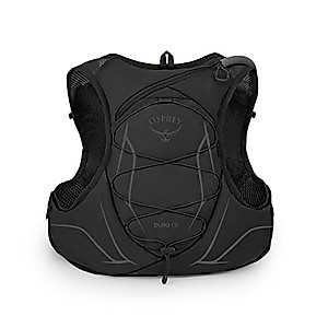 Osprey Duro 1.5L Men's Running Hydration Vest with Hydraulics Reservoir, Dark Charcoal Grey, Small