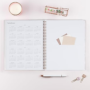 Blue Sky 2024 Weekly and Monthly Planner, January - December, 8.5" x 11", Frosted Cover, Wirebound, Joselyn (110394-24)