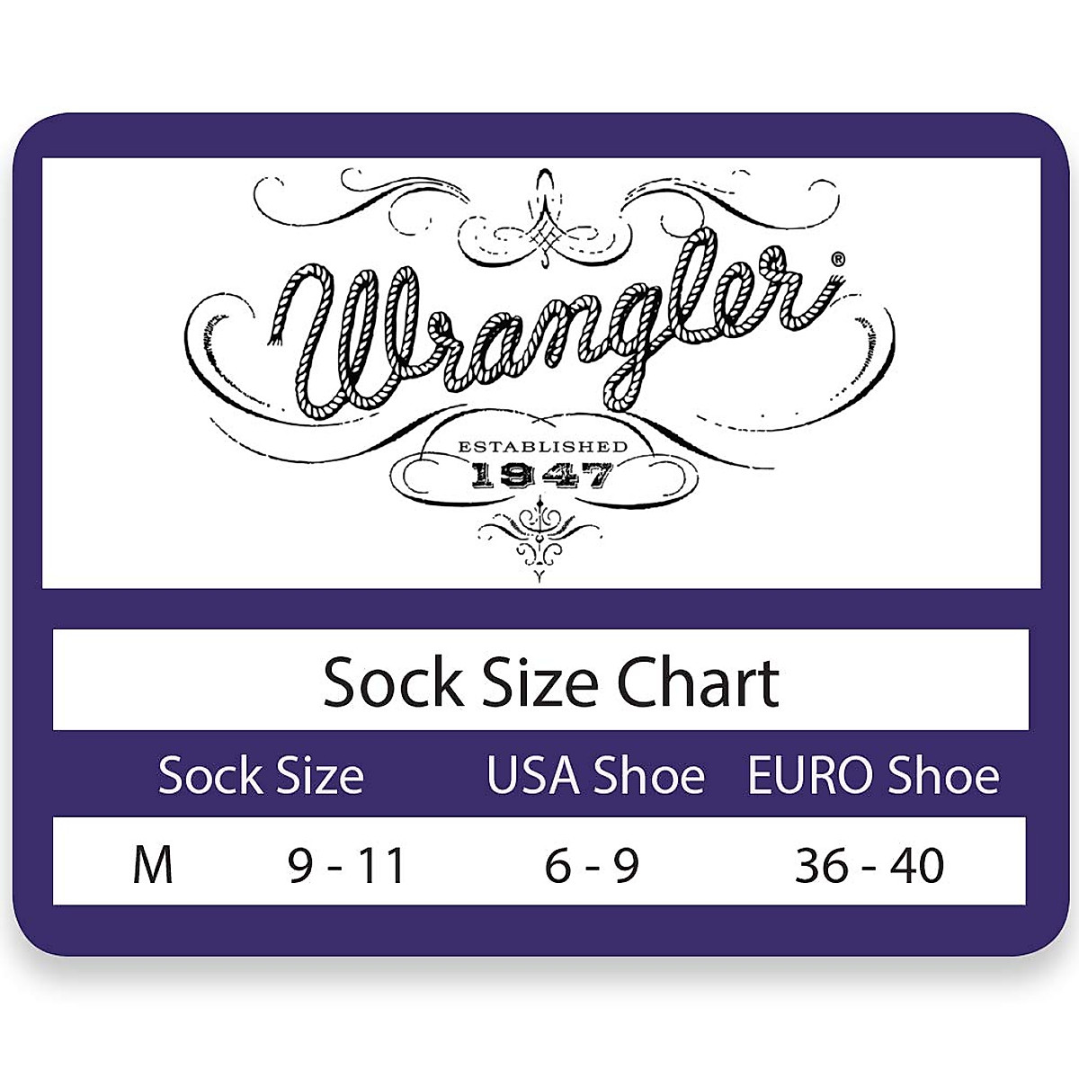 Wrangler Ladies Angora Blend Cushioned Knee High Boot Socks 2 Pair (Charcoal/Denim, Women's Shoe Size 6-9 - Sock Size Medium)