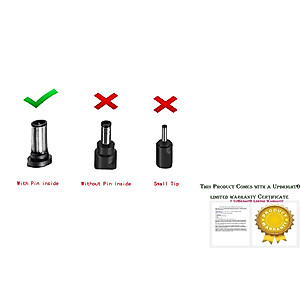 UpBright 34V AC/DC Adapter Compatible with Bissell BOLT ION XRT 1311 1311C SpotClean 15702 1570 15708 1570Q 25V 25.2V Lithium-ion Battery Vacuum Cleaner SIL SSA-340100US 1604260 160-4260 Power Charger
