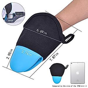Ubrand Flybirdshome Mini-Oven Gloves,Cooking Pinch Gloves,Silicone Oven Mitts, Pinch Potholders for Kitchen,Cooking Gloves Heat Resistant,Pot Holders and Oven Mitts Sets Suitable for Kitchen Cooking