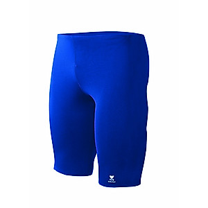 TYR Boy's Durafast Elite Solid Jammer Swim Suit (Royal, 24)