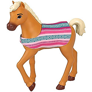 Mattel Spirit Untamed Miradero Riding Gear Cart with Rolling Wheels, Canopy, 5-in Pony & Related Accessories, Great Gift for Ages 3 & Up