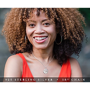 EFYTAL Grandma Gifts, 925 Sterling Silver Family Tree of Life Necklace for Women, Mothers Day Gifts for Grandmother