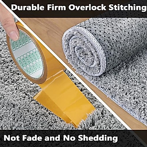 GAOMON Area Rug, Shag Bedroom Rug Fluffy Indoor Washable Rugs Luxury Shag Crawling Carpets for Kids Room Faux Fur Rug for Dorm Living Room Floor Non-Slip Nursery Rugs, Grey, 3' x 5'