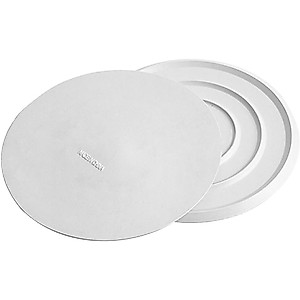 White Silicone Bathtub Stopper, 11cm Silicone Drain Plug Hair Stopper, Flat Suction Cover for Shower,Bathrooms,Bathtubs,Sinks Bathroom Accessories Bathroom Sink and Bathtub Accessories