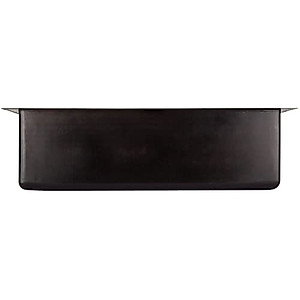 Signature Hardware 318918 32-3/4" Vine Design Farmhouse Single Basin Copper Kitchen Sink