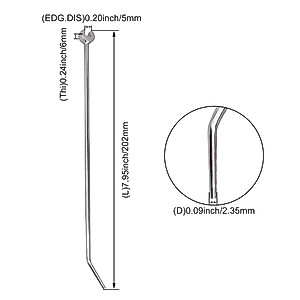 BQLZR Universal Piano Capstan Screw Wrench Piano Tuning/Tuner Kits - Regulating Tool Sturdy Steel Head