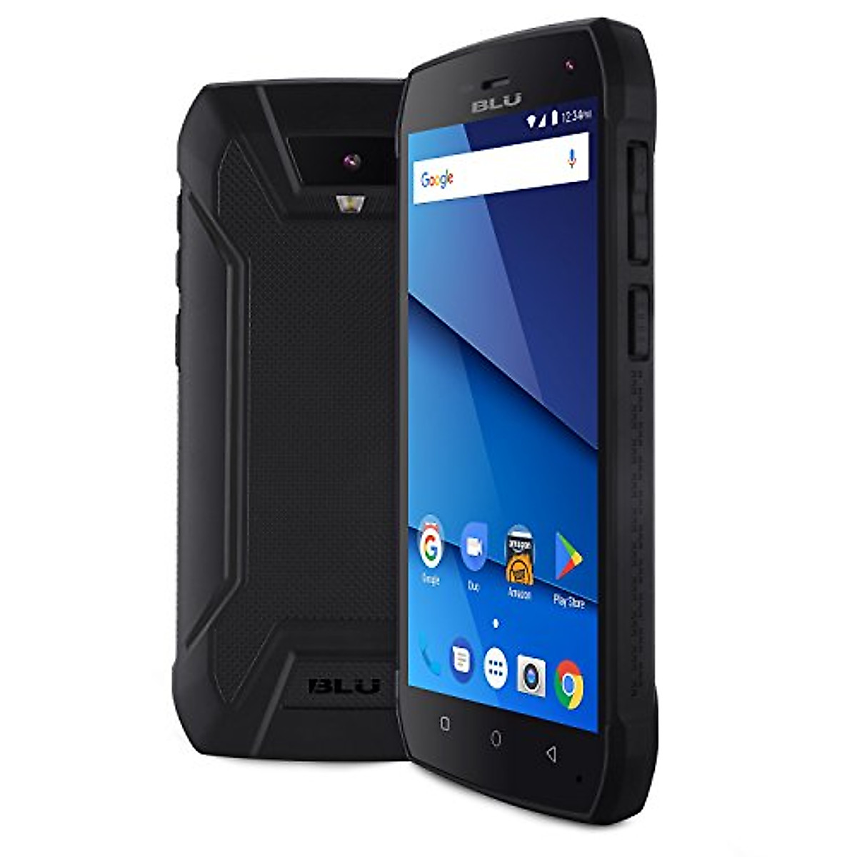 BLU T0010UU BLACK Tank Xtreme Pro -Water proof Smartphone, 4G LTE -Black