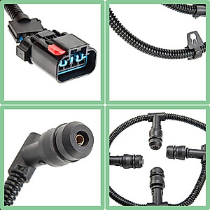 3C3Z-12A690-AA Powerstroke 6.0 Diesel Glow Plug Harness Kit Includes Right Left Harness Removal Tool,Compatible with 2004-2010 Ford 6.0L V8 Powerstroke Diesel Engine Ford F-250 F-350 F-450 Super Duty