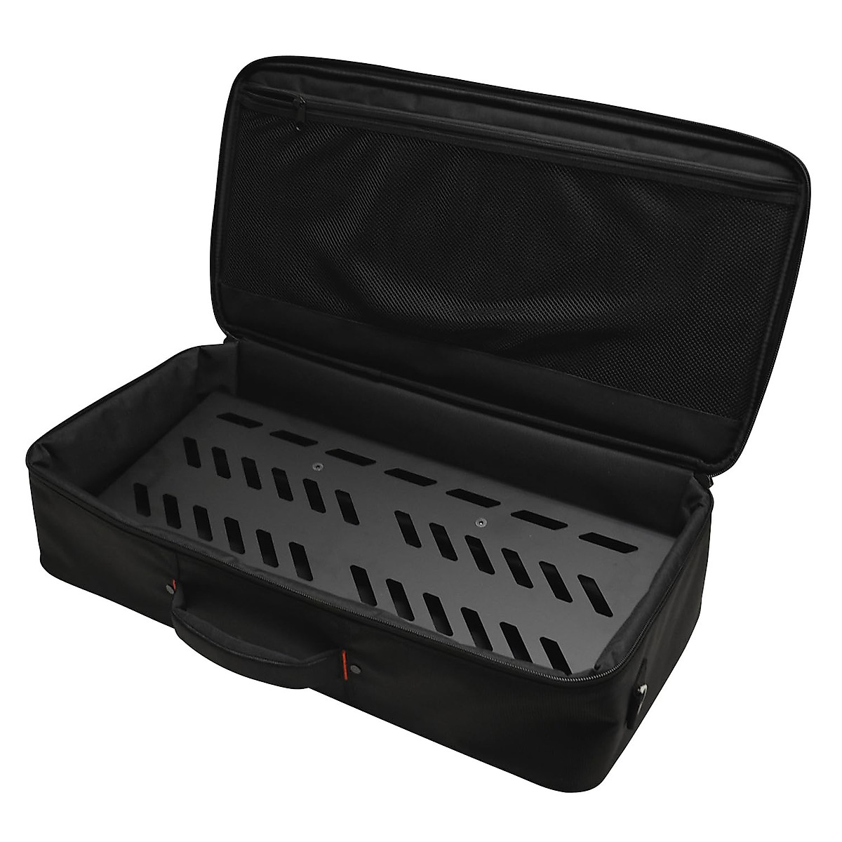 Gator Cases Aluminum Guitar Pedal Board with Carry Bag; Large: 23.75" x 10.66" | Stealth Black (GPB-BAK-1)