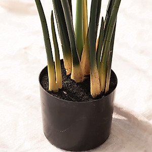 kutuuhome Fake Plants Artificial Monstera Deliciosa Plant Fake Tropical Palm Tree Perfect Faux Swiss Cheese Plant for Home Garden Office Store Decoration (2, 43 Inch)