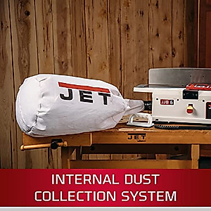 JET 6-Inch Benchtop Jointer, Helical Head, 1Ph 115V (JJ-6HHBT)