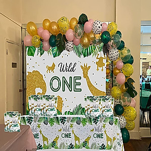 LEBERY Jungle Safari Party Bags 30pcs, Wild One Gift Bag, Jungle Safari Party Favors, Plastic Goodies Candy Treat Snack Bag for Kids Jungle Safari Animal Wild One Birthday Baby Shower Party Supplies