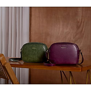 WESTBRONCO Crossbody Bag for Women Vegan Leather Wallet Purses Satchel Shoulder Bags Small Size