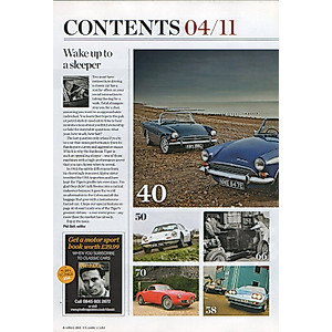 Thoroughbred & Classic Cars UK April 2011 Magazine TIME FOR A TIGER: HOW SUNBEAM CREATED ITS OWN V8-POWERED RIVAL TO THE CORBA Alfa Romeo 1900 SSZ: Rare 'Double-Bubble' Roof Zagato Coupe Driven