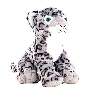 Winter The Snow Leopard Stuffed Animal – 16 Inch Soft and Huggable Plush Toy for Kids – Cute and Adorable Snow Leopard Plushie – Ideal Gift for Boys and Girls