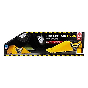 Trailer Aid 21002 Plus | Features a 5.5-Inch Lift & Crafted of Heavy-Duty Lightweight Polymer | Great for RVs, Campers, Travel Trailers, and More