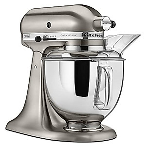 KitchenAid KSM152PSNK 5-Qt. Custom Metallic Series with Pouring Shield - Brushed Nickel