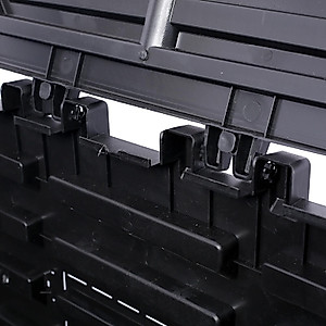 FRITHJILL 90 Gallon Garden Composter Bin - Premium Recycled Plastic, Large 340 Liter Capacity, Easy Assembly, Lightweight, Aerating Outdoor Compost Box for Fertile Soil