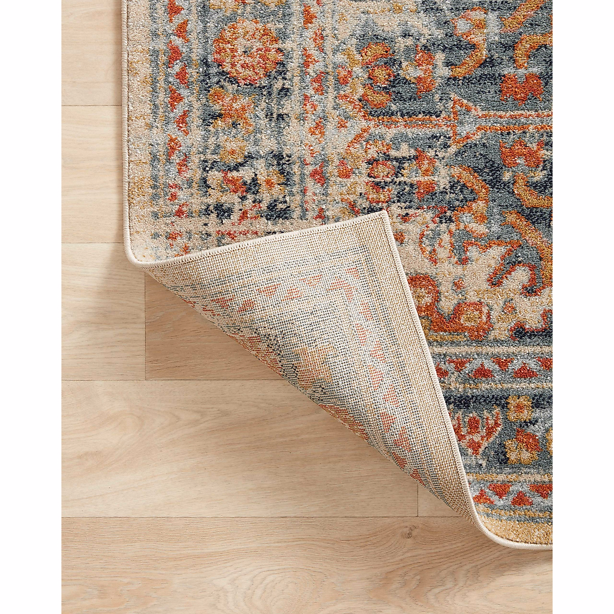 Loloi II Jocelyn Collection JOC-03 Mist/Multi 9'-6" x 12'-6" Area Rug