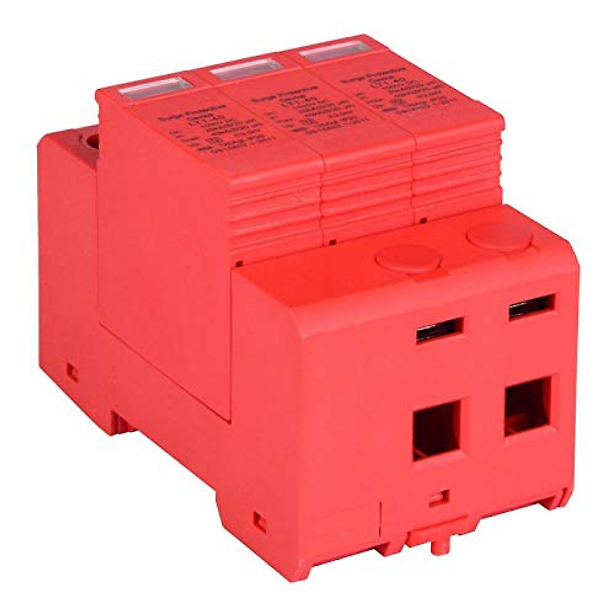 Fafeicy 3P DC Power Surge Protector Lightning Protection Arrester Device(3p40ka)
