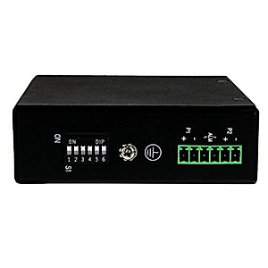 StarTech.com 5 Port Unmanaged Industrial Gigabit Ethernet Switch - DIN Rail / Wall-Mountable Network Switch - Rugged IP30 Gigabit Switch , TAA (IES51000)