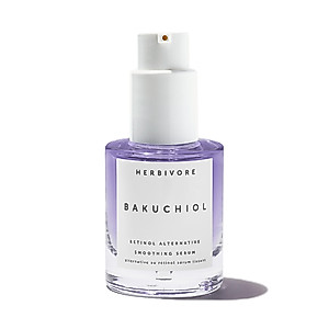 HERBIVORE Bakuchiol Retinol Alternative Face Serum REGULAR STRENGTH - Bakuchiol + Peptides, Smooths Skin, Reduces Fine Lines & Wrinkles, Plant-based, Vegan, Cruelty-free, 30mL / 1 oz