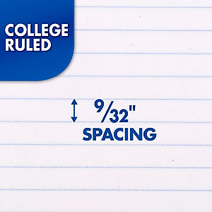 Mead Spiral Notebook, College Ruled Paper, 11" x 8", 200 Sheets, Assorted Colors, 1 Count (06780)