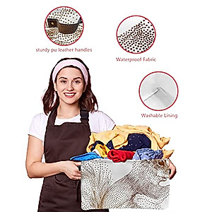 Storage Bins Squirrel Hold Pinecone Storage Box Foldable Storage Basket for Shelves Storage Cubes Bin for Organizing Closet Nursery Toy Organizers with Handles