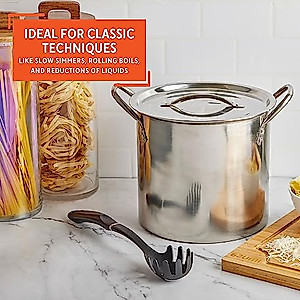 IMUSA 8 Quart Stainless Steel Stock Pot with Lid