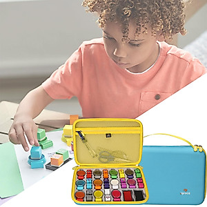 Aproca Portable Hard Storage Case, for hand2mind Numberblocks Stampoline Park Stamp Activity Set (Case Only)