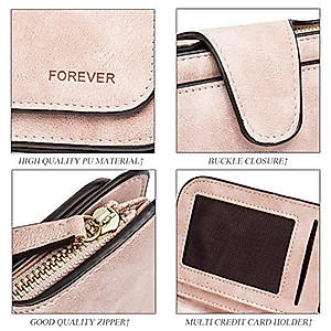 Wallets for Women Leather Clutch Phone Purse Ladies Wallet RFID Credit Card Coin Holder Bifold