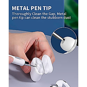 Bluetooth Earbuds Cleaner Kit for Airpods, 3 in 1 Multi-Function Cleaning Pen for AirPods Pro, Protable Cleaning Tools Compatible with Lego Huawei Samsung MI Earbuds and Other Earphones